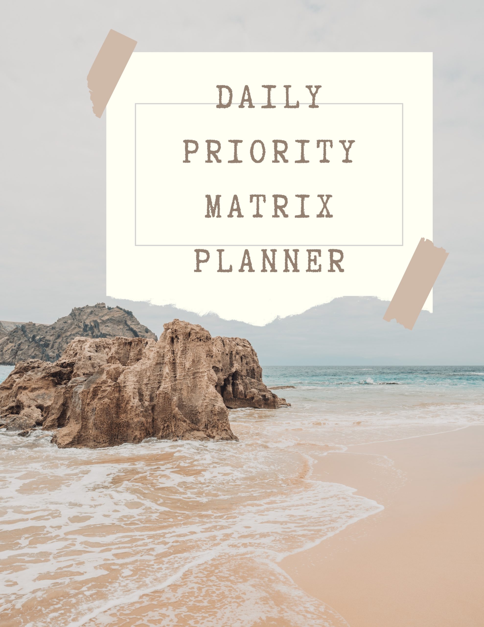 Daily Priority Matrix Planner – For Every Child
